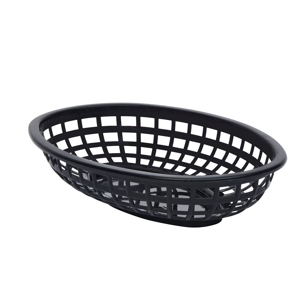 Products | Basket Black Plastic 9" X 6"