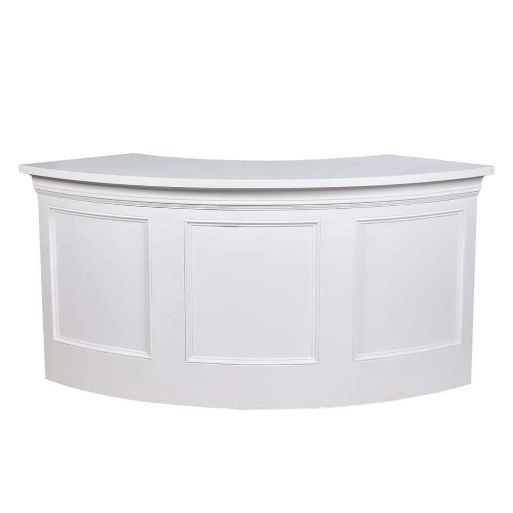 Products | Madison White Round 1/4 Bar