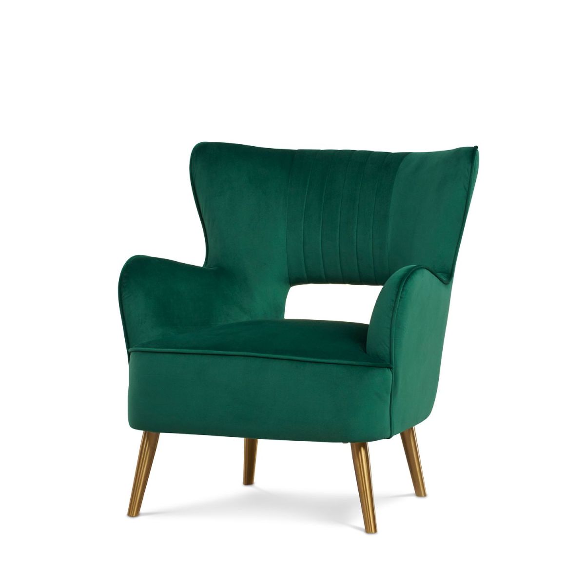 Products | Aspen Accent Chair - Velvet Hunter Green